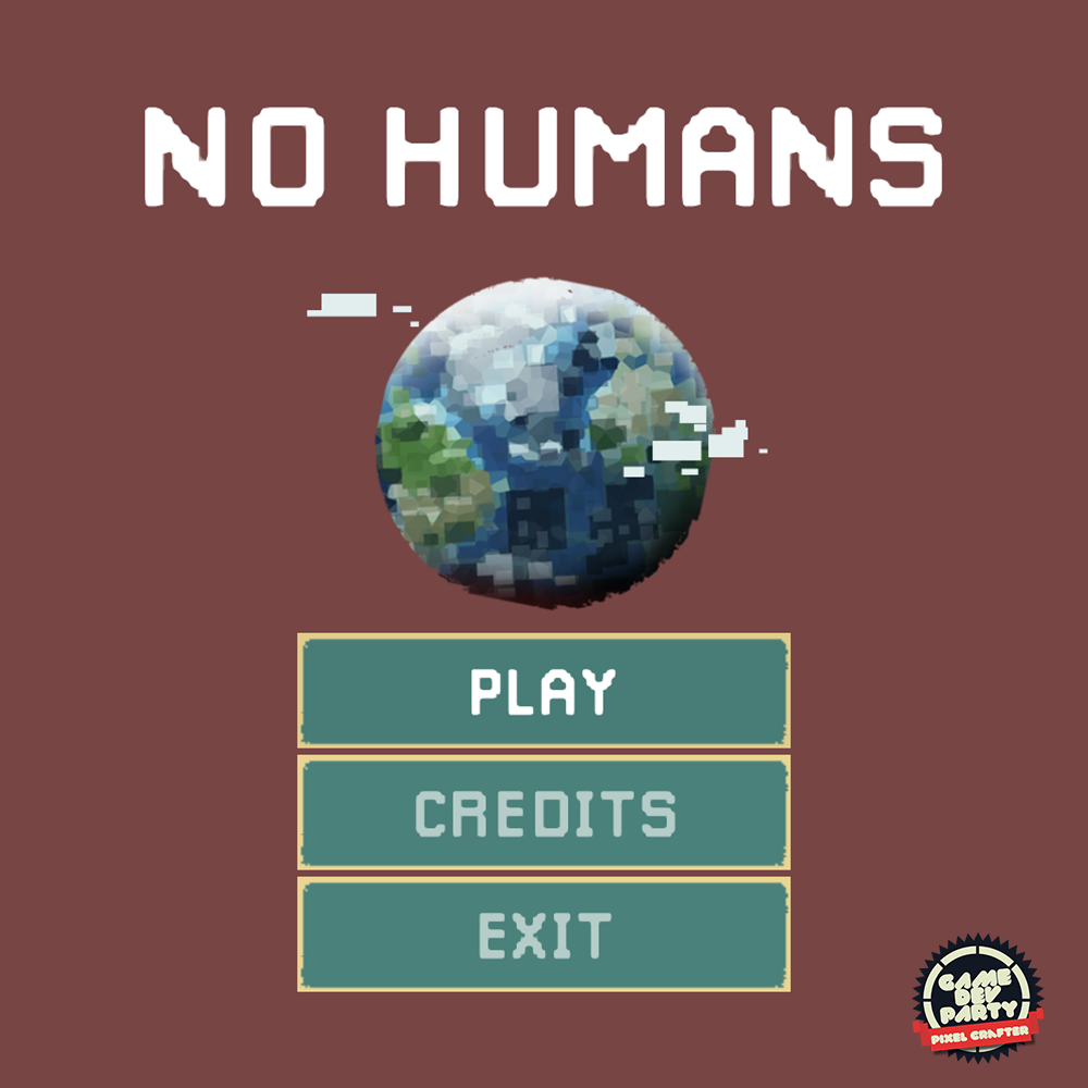 No humans - Game jam project - Laila Bouchara - Portfolio